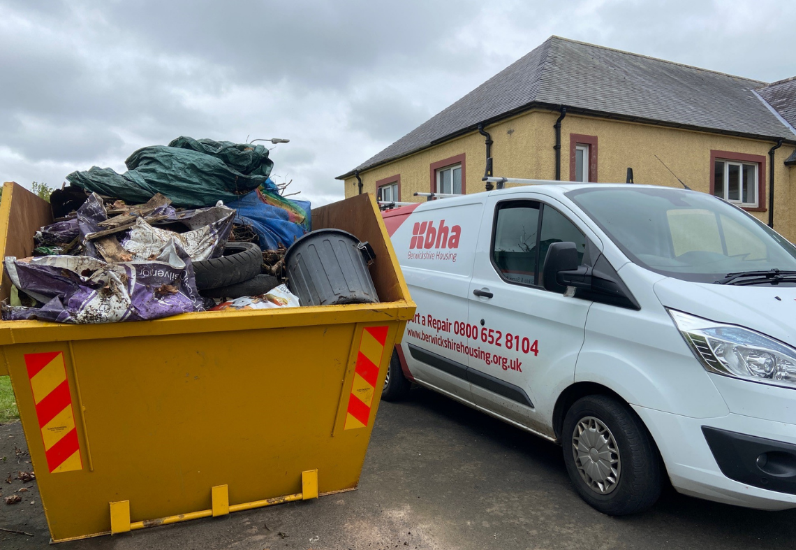 Skip and Scrap is back for 2022 - Berwickshire Housing Association
